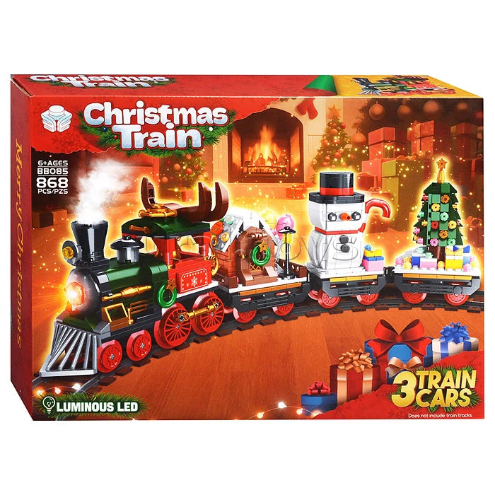 Christmas Train Blocks Set with Lights (868pcs) – Jr.Billionaire